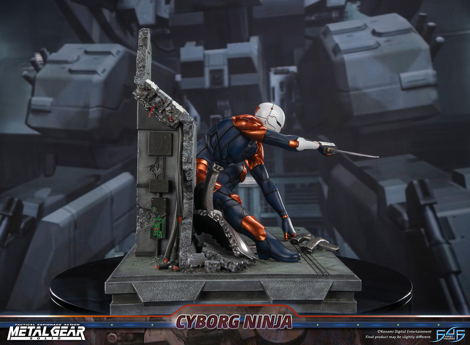 PRE-ORDER First 4 Figures - Metal Gear Solid - Cyborg Ninja (Gray Fox)