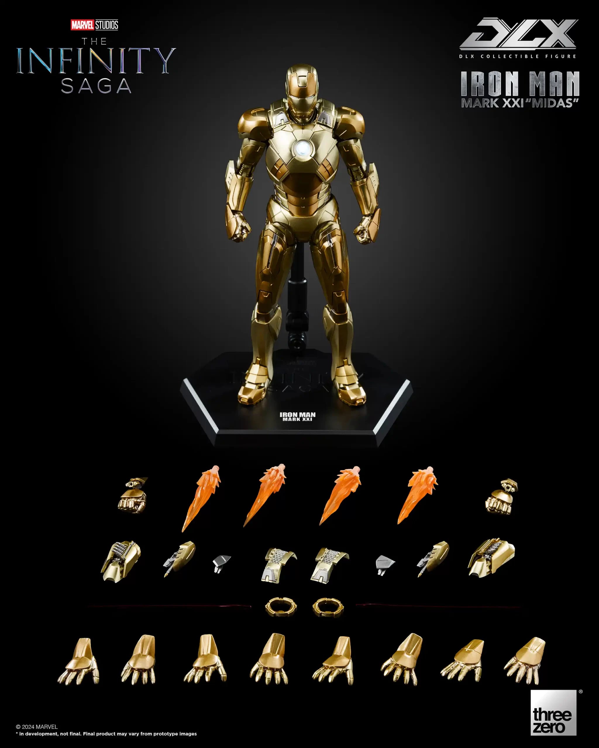PRE-ORDER threezero - Marvel Studios: The Infinity Saga - DLX Iron Man