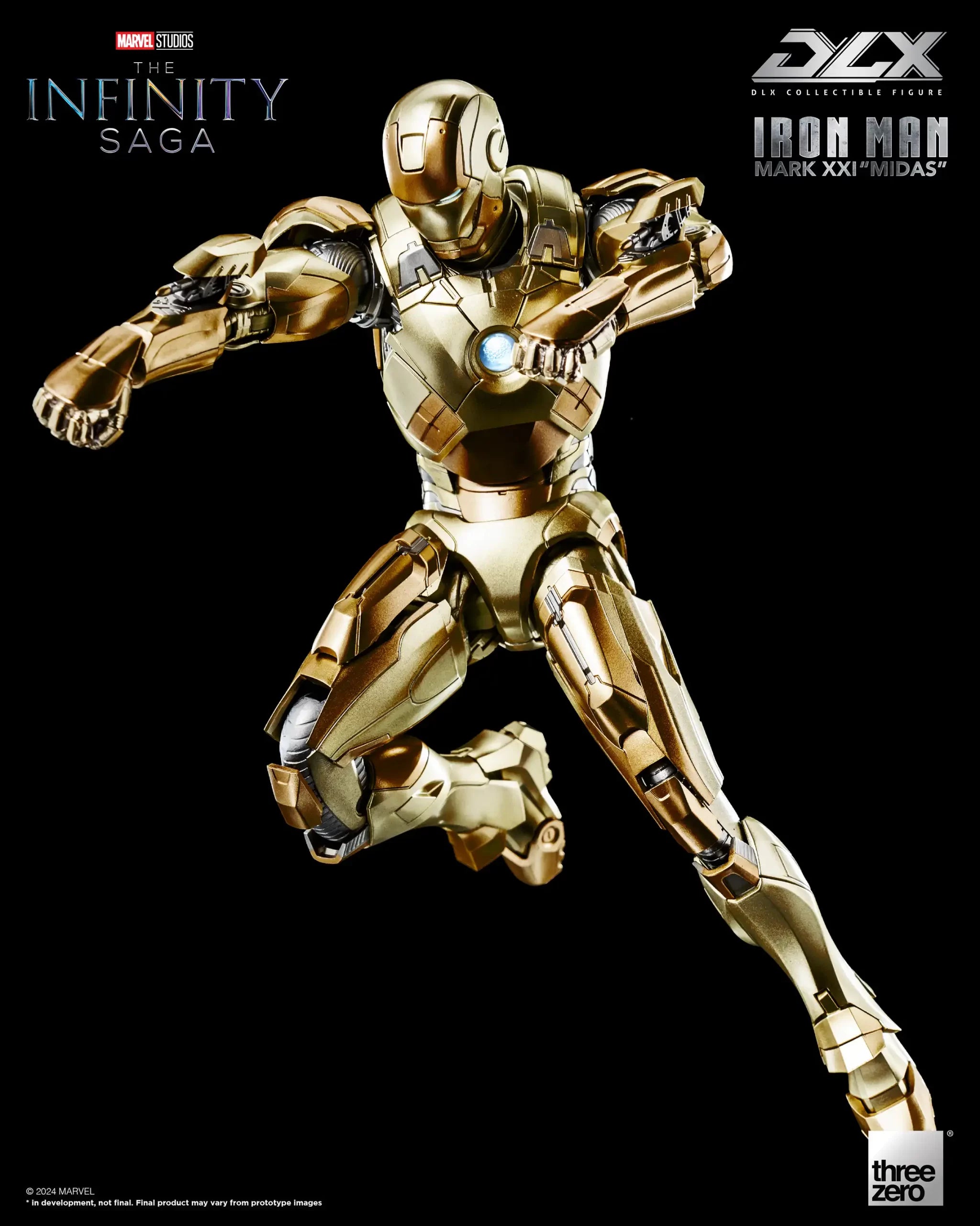 PRE-ORDER threezero - Marvel Studios: The Infinity Saga - DLX Iron Man
