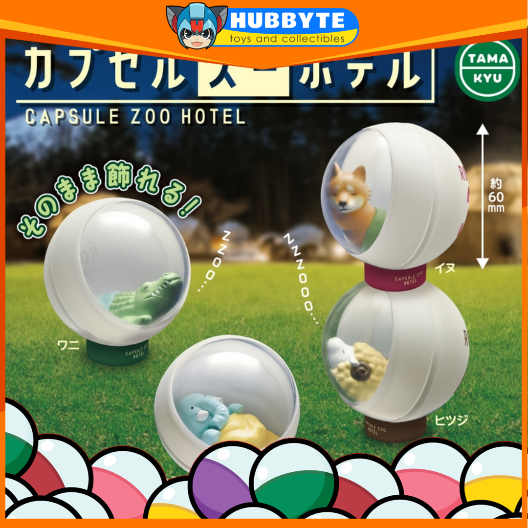 BACK-ORDER Tama-Kyu - Capsule Zoo Hotel [Set of 4]