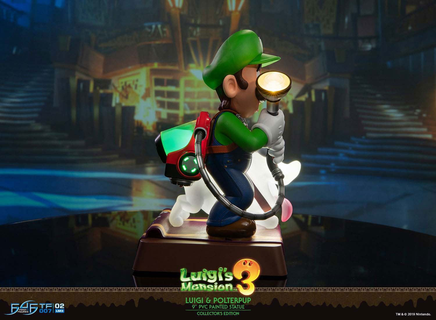 PRE-ORDER First4Figures - Luigi's Mansion 3 - Luigi & Polterpup: Colle