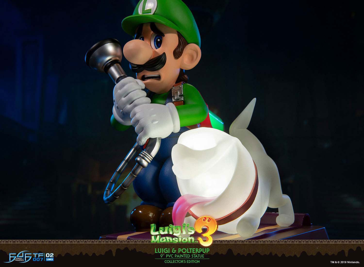 PRE-ORDER First4Figures - Luigi's Mansion 3 - Luigi & Polterpup: Colle