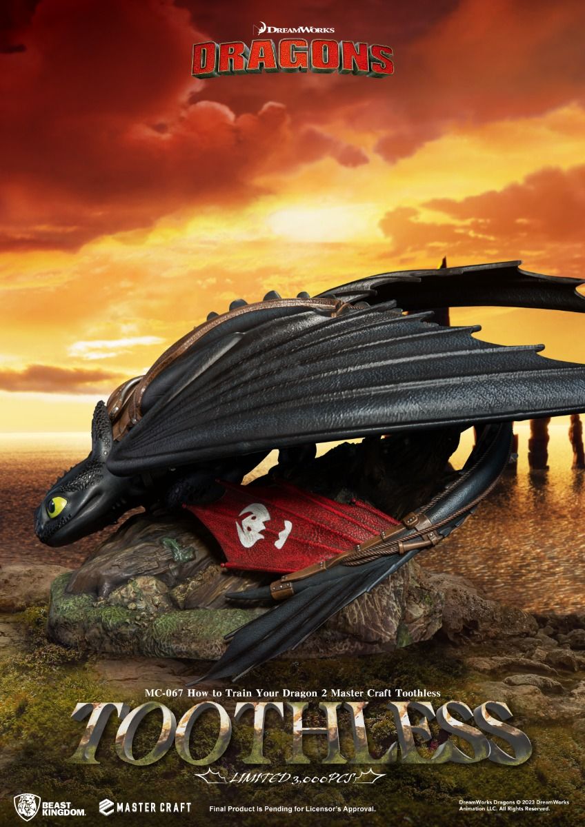 PRE-ORDER How to Train Your Dragon2 - Master Craft Toothless