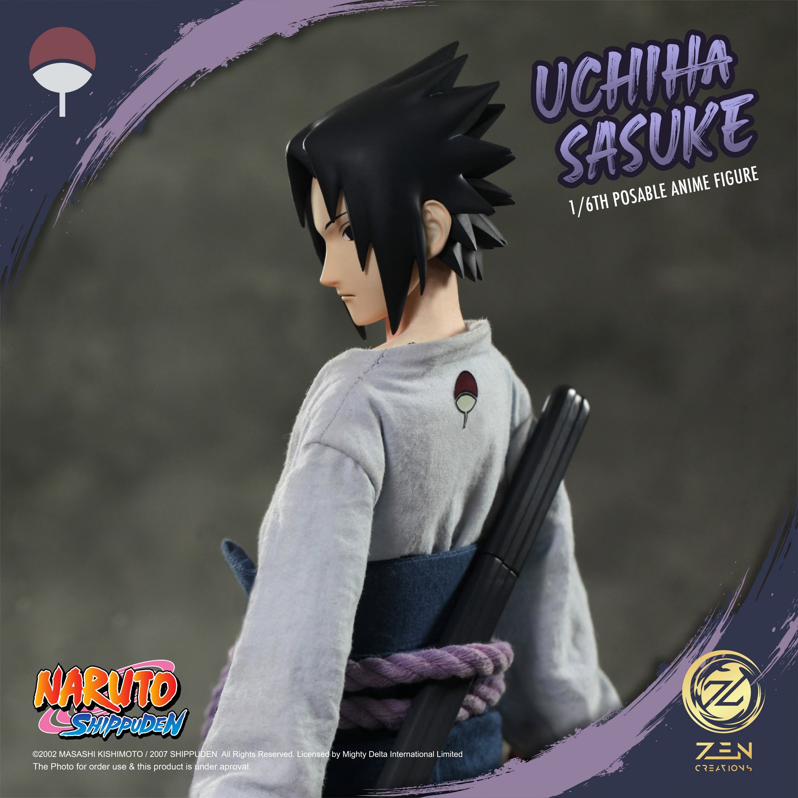 PRE-ORDER Posable Anime Figure - Naruto Shippuden - Uchiha Sasuke 1/6
