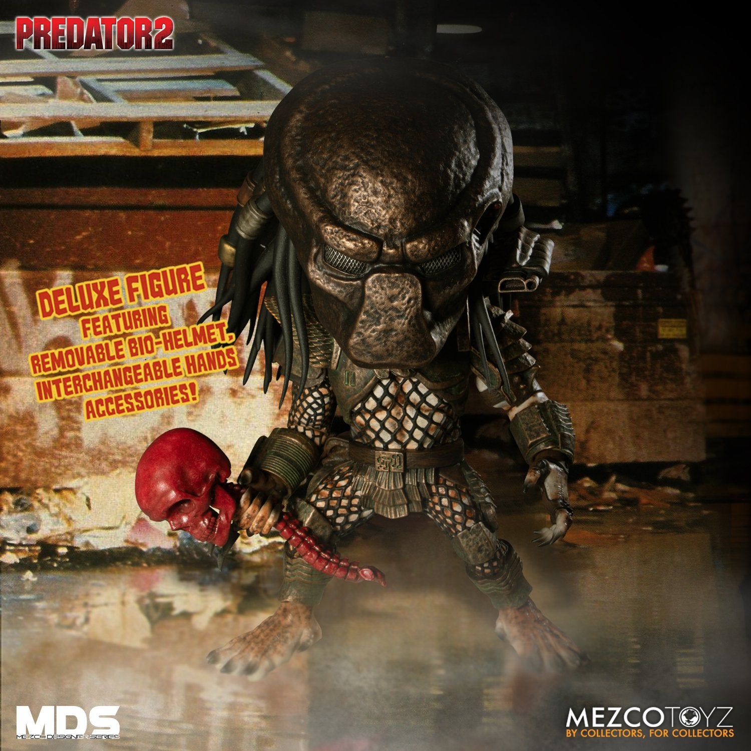 PRE-ORDER Mezco Designer Series - Predator 2 - Deluxe City Hunter