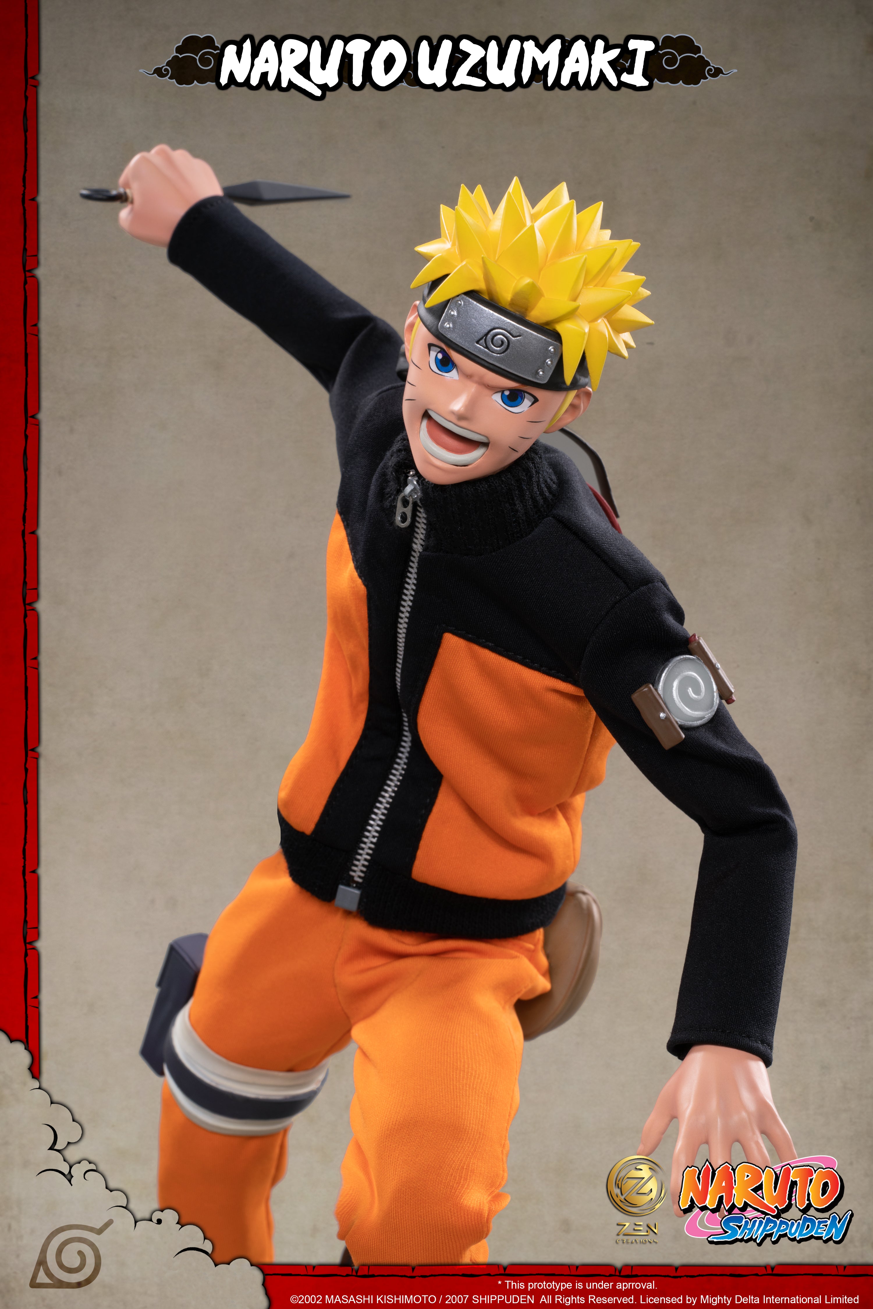 IN-STOCK Zen Creations - Posable Anime Figure 001 - Naruto Shippuden