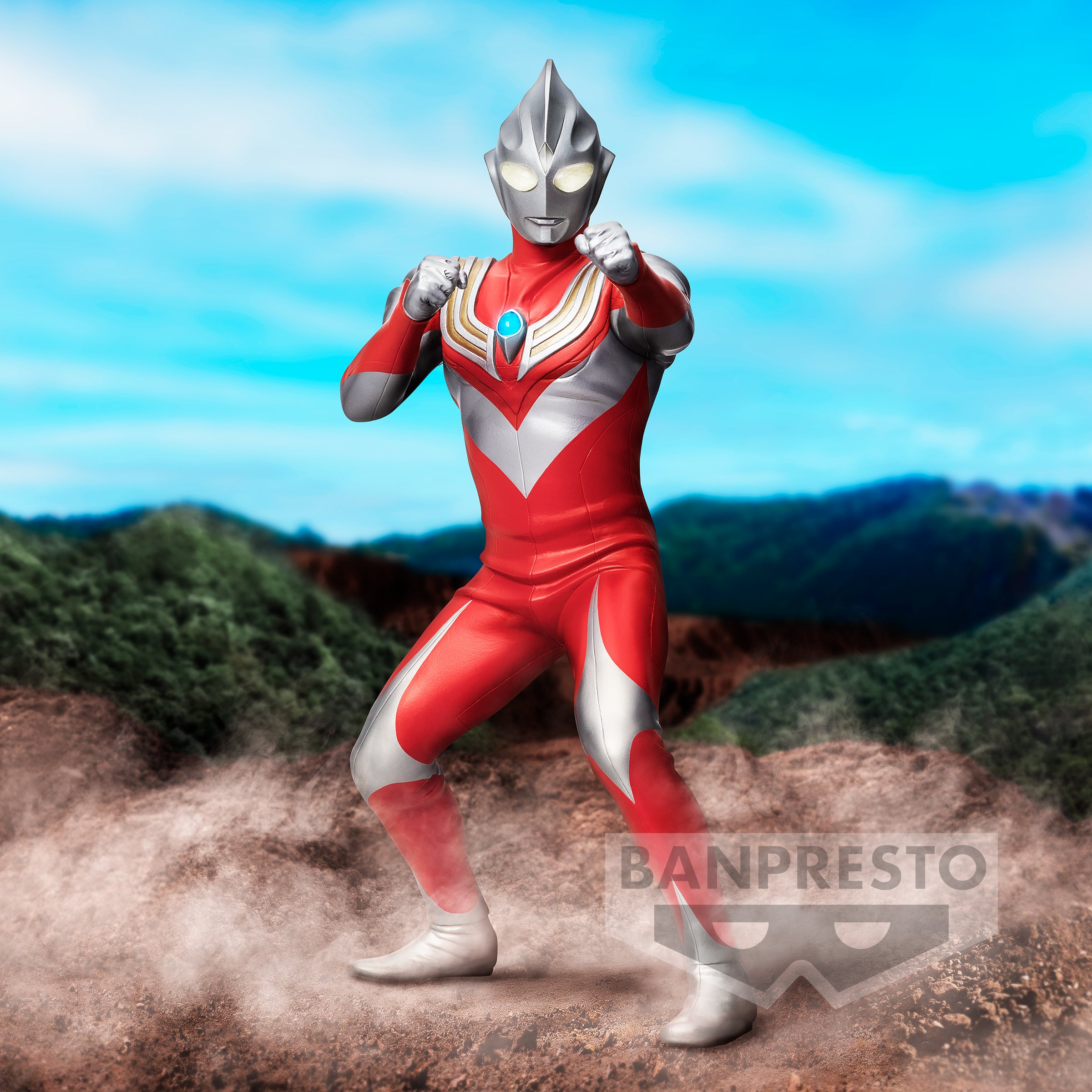 PRE-ORDER Ultraman Tiga Hero's Brave Statue Figure Ultraman Tiga Power