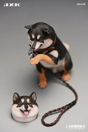 PRE-ORDER Play Cute Shiba Inu Lun: Black 1/6